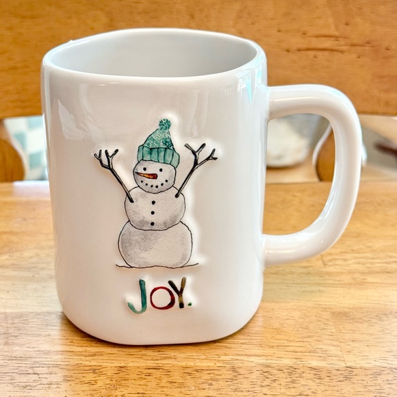 Rae Dunn | Other | Rae Dunn Colorful Joy Cute Snowman Ceramic Mug Brand ...